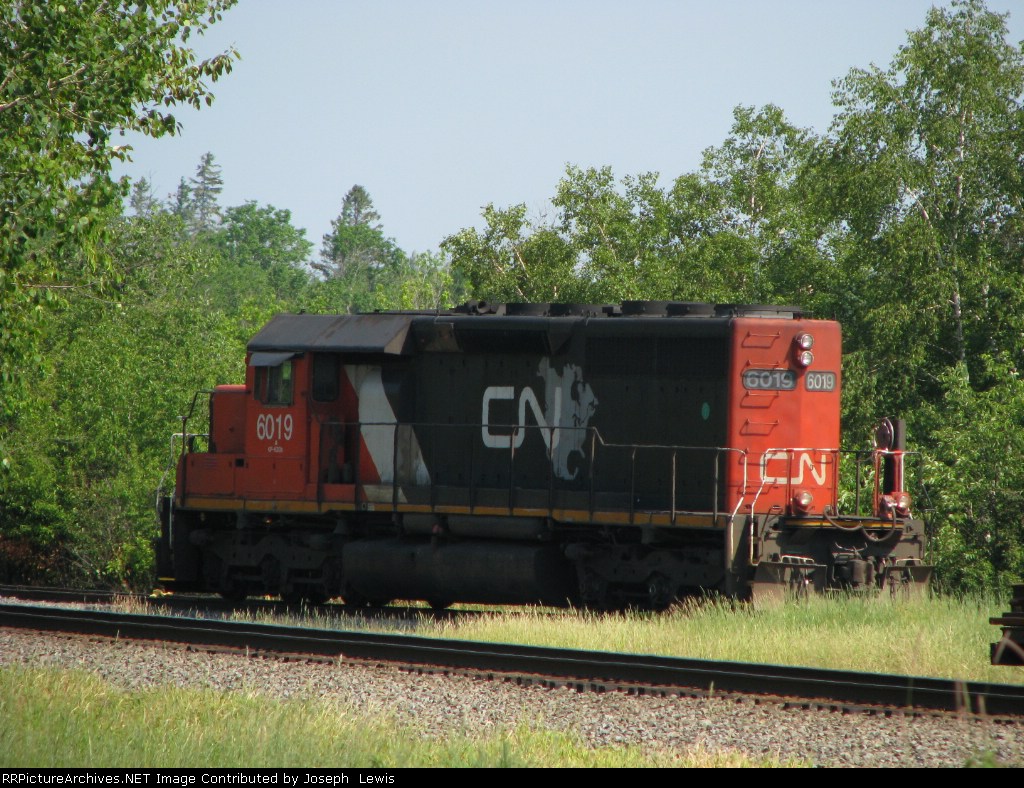 CN 6019 is awaiting its next assignment